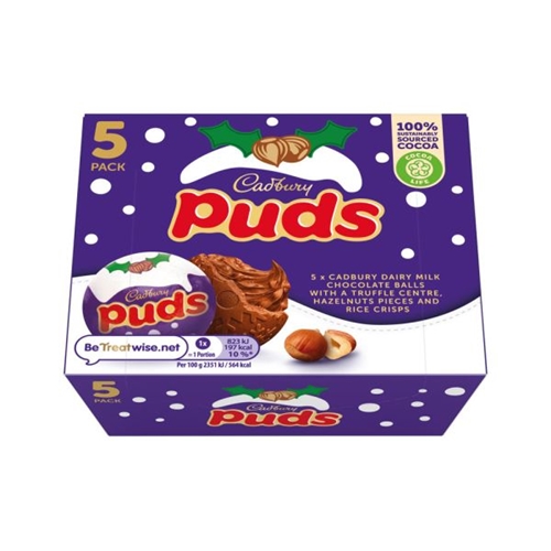 Cadbury Puds 5 Pack 175G