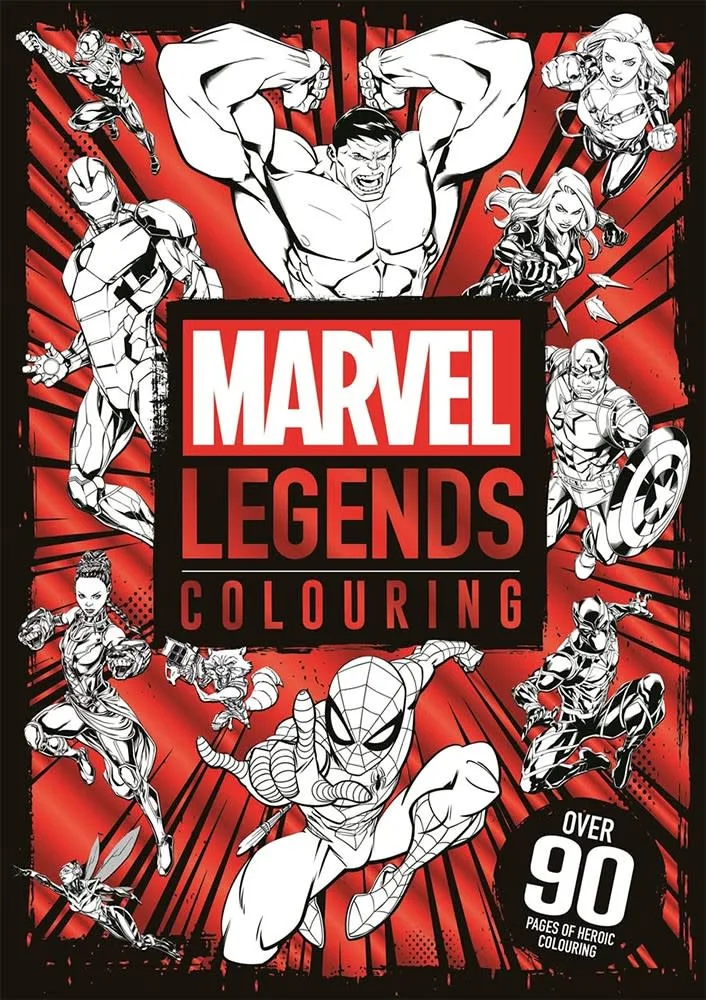 Marvel Legends Colouring 90pg